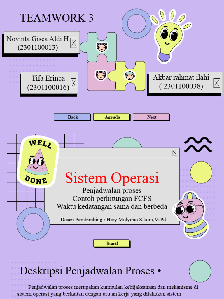 Sistem Operasi Penjadwalan Proses - PPT | PDF