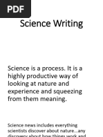 Science and Tech News Writing | PDF | Journalism | News