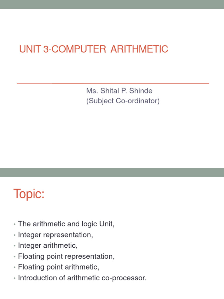Unit 3 | PDF | Division (Mathematics) | Applied Mathematics