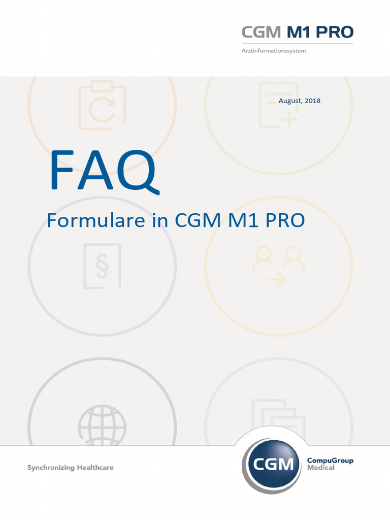 CGM m1 Pro Faq Formulare in CGM m1 Pro | PDF