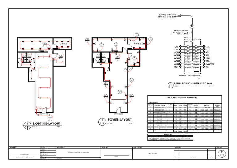 Angelito-Faraon-Set-Of-Plan E2 | PDF | Electricity | Building Engineering