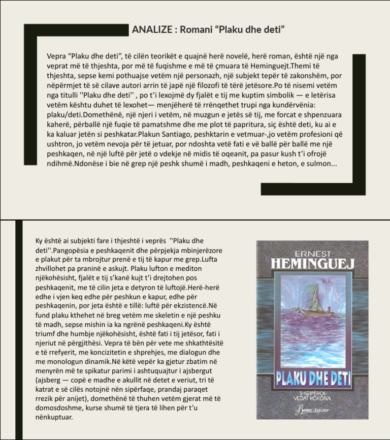 Plaku Dhe Deti | PDF