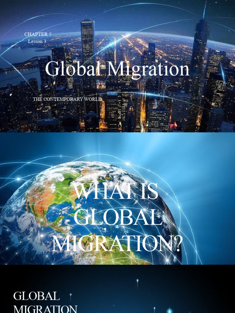 Global Migration | PDF | Human Migration | Immigration
