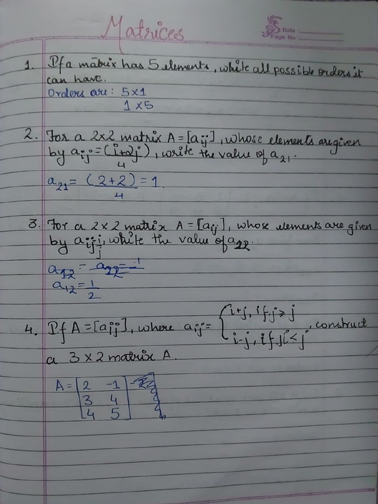 Maths HHW Answers | PDF