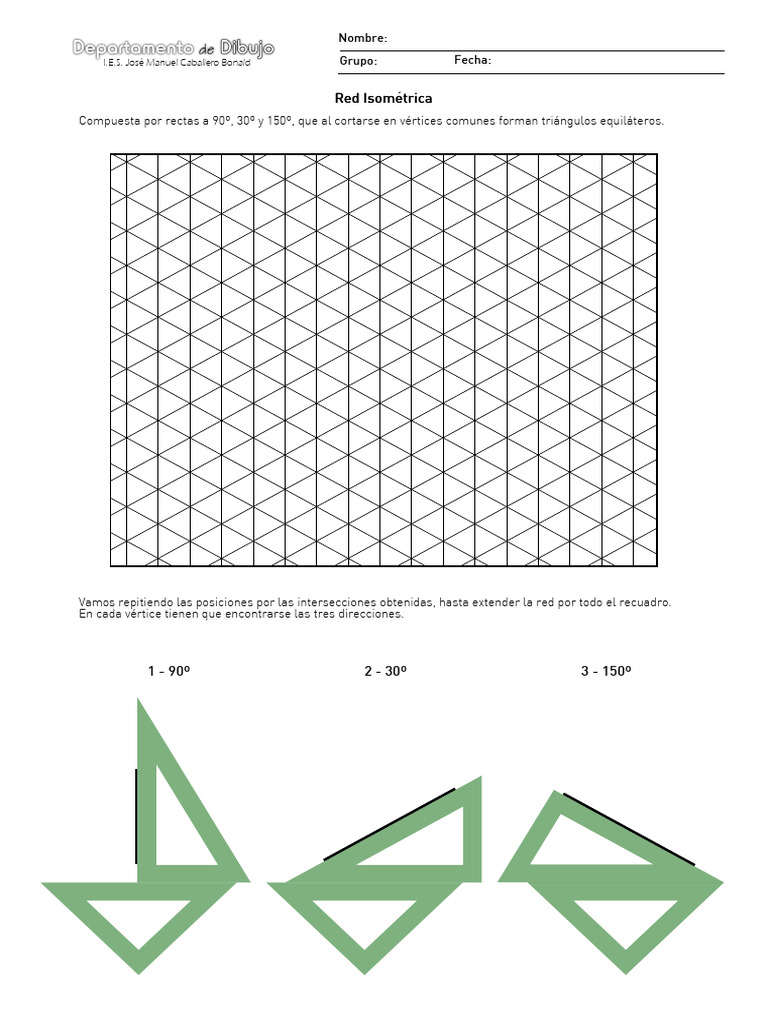 plantilla red isométrica | PDF