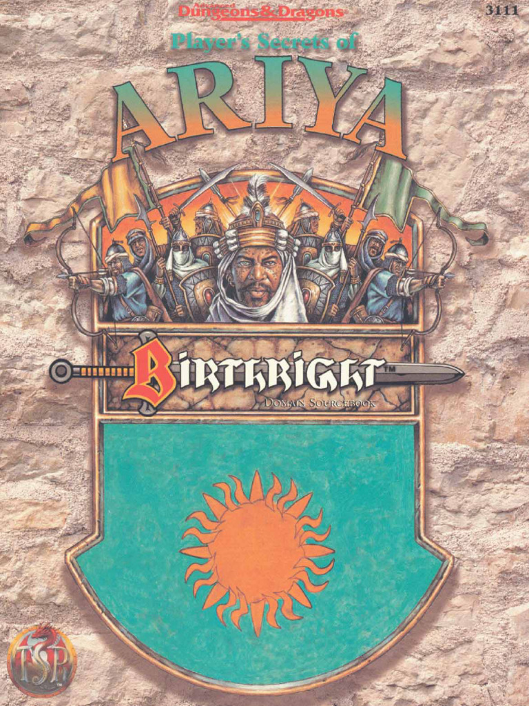 Player's Secrets of Ariya | PDF | Tsr, Inc. | Dungeons & Dragons