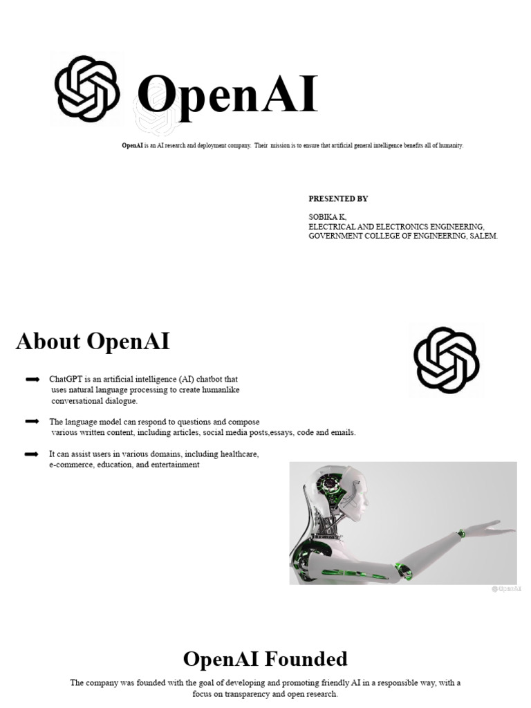 Open AI | Download Free PDF | Artificial Intelligence | Intelligence ...