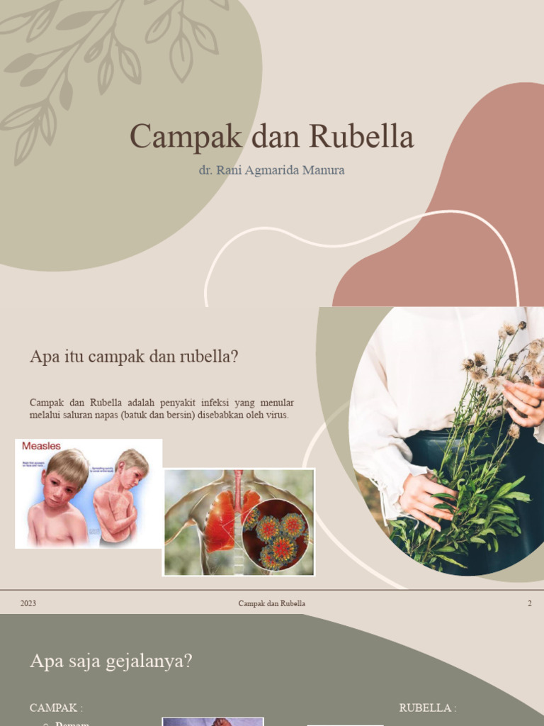 Campak Dan Rubella | PDF