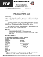 Activity11 - Filter Paper Disc Diffusion Method | PDF | Microbiology ...