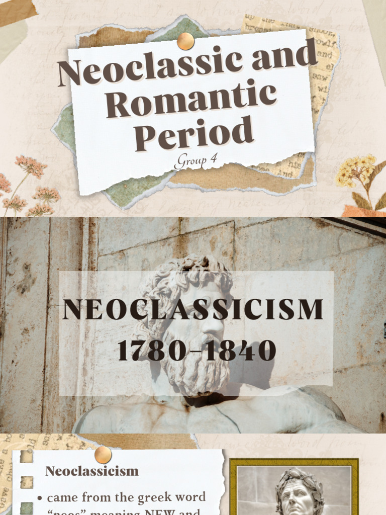 Neoclassicism & Romanticism Overview | PDF | Social Science | Art