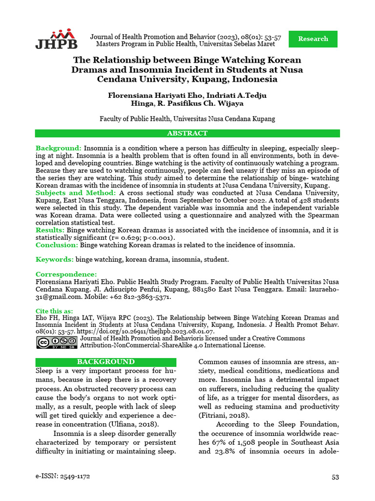 Abdush,+07 +Florensiana+Hariyati+Eho | PDF | Insomnia | Psychology