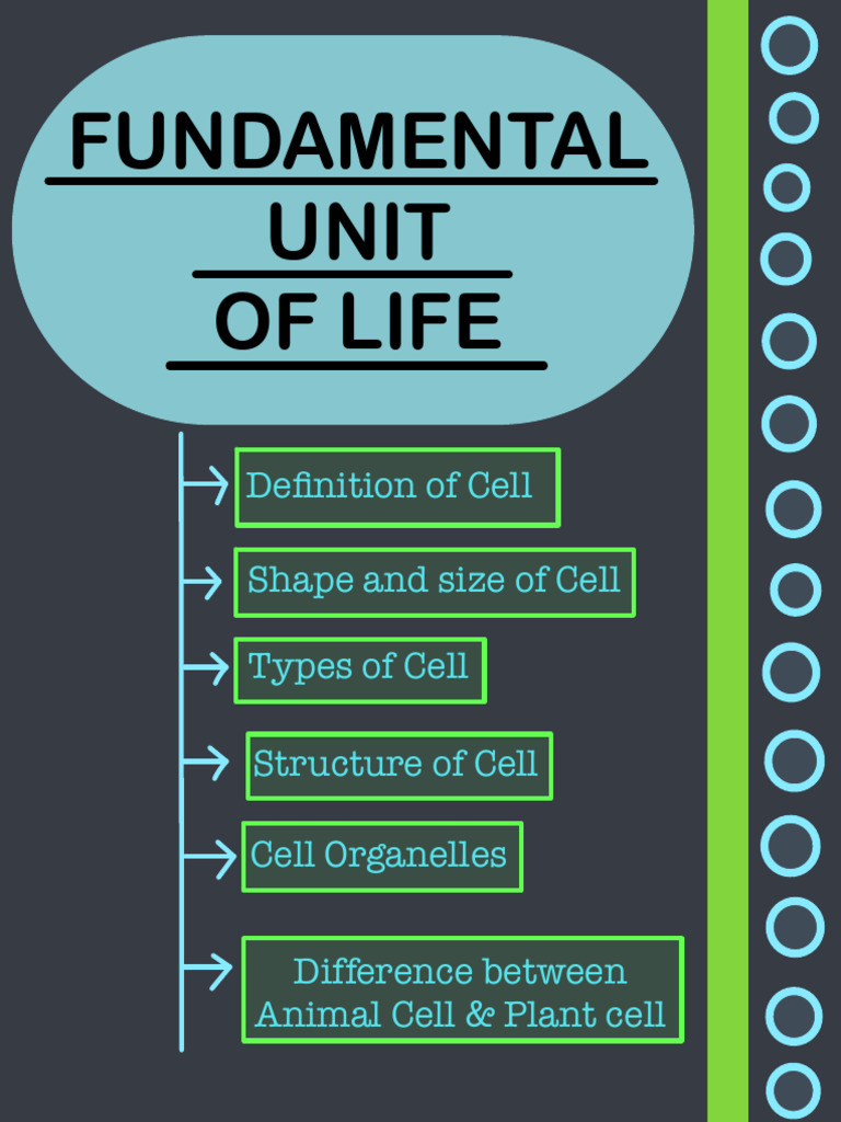 Fundamental Unit of Life Overview | PDF