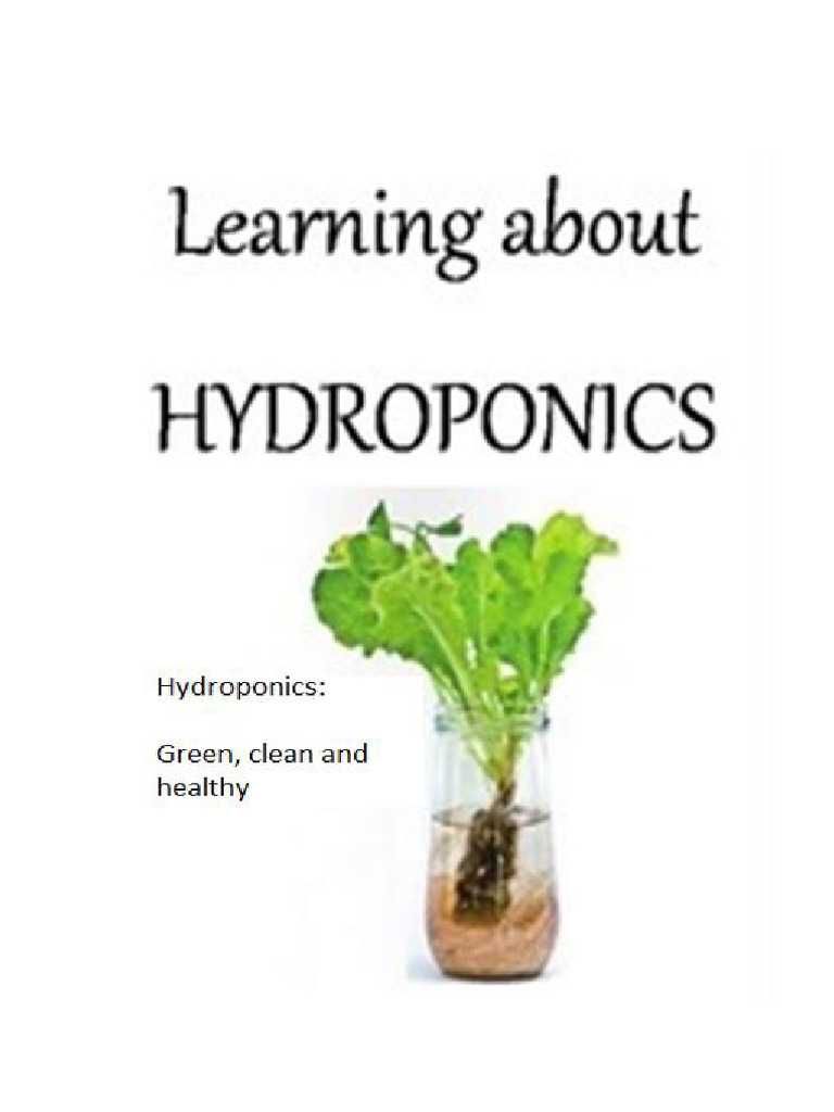 HYDROPONICS Booklet | PDF