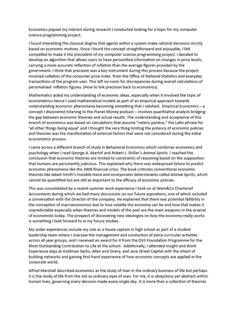 Final Draft Copy No2 | PDF | Economics | Statistics