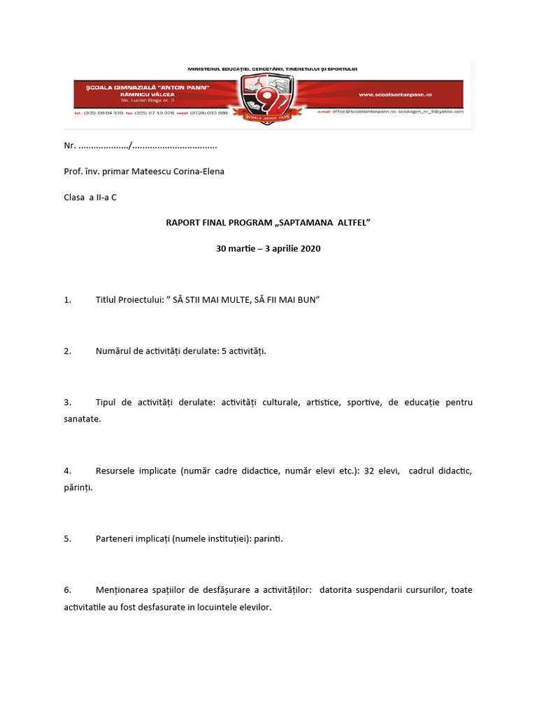 raport_de_activitate_scoala_altfel_20192020 | PDF