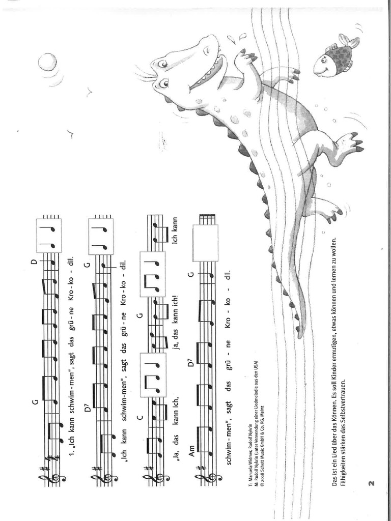 Ich Kann Schwimmen, Sagt Das Krokodil | PDF
