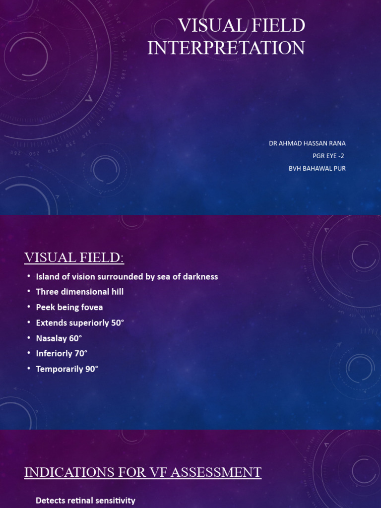 Visual Field Interpretations | PDF | Sensitivity And Specificity | Eye