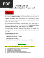 Physics Investigatory Project Grade 12 2023-24 | PDF | Inductor ...