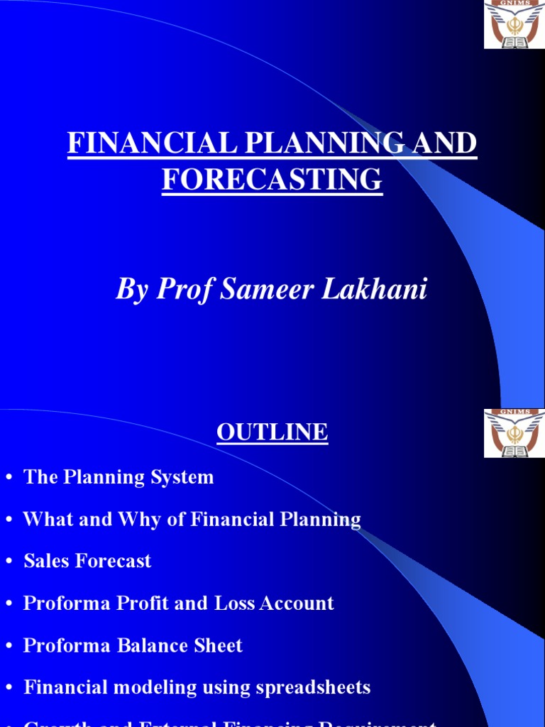 Financial Planning and Forecasting | PDF | Income Statement | Expense