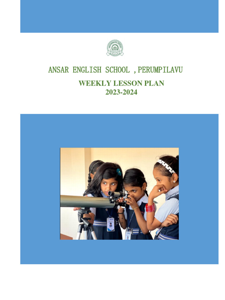 Weekly Social Science Lesson Plan | PDF