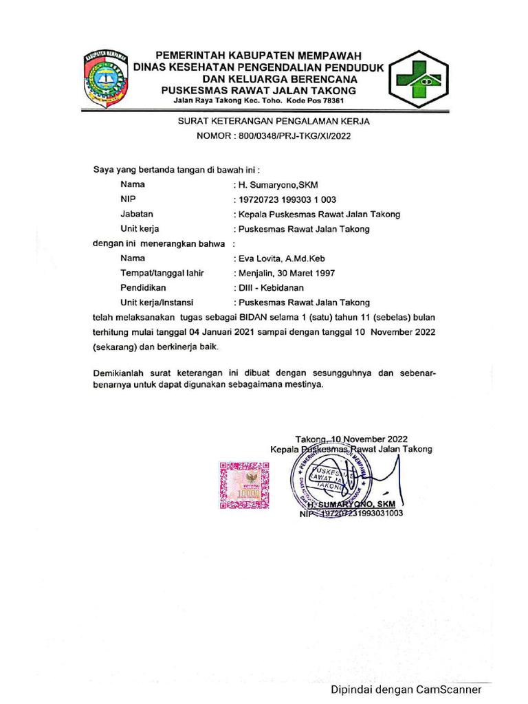SK Eva PKM | PDF