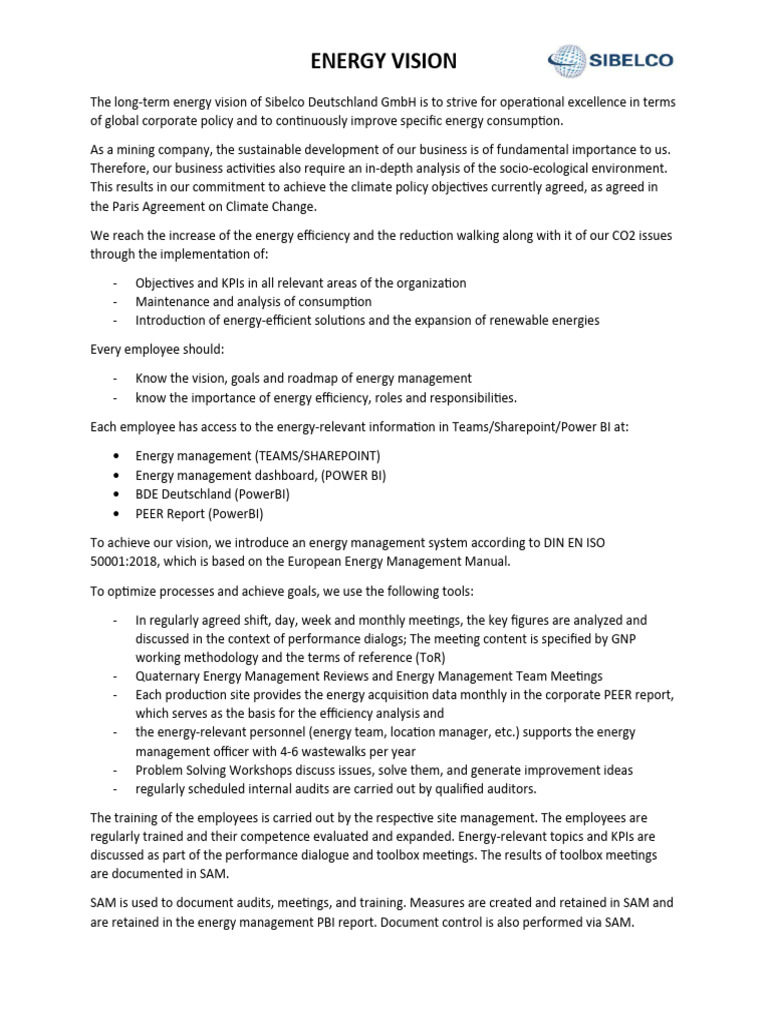 Energy Vision DE | PDF