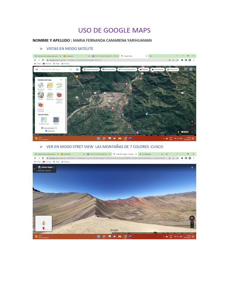 Uso de Google Maps | PDF