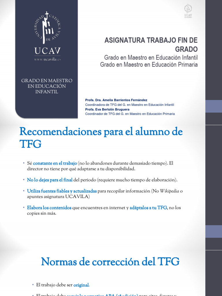 Como Hacer El TFG | PDF