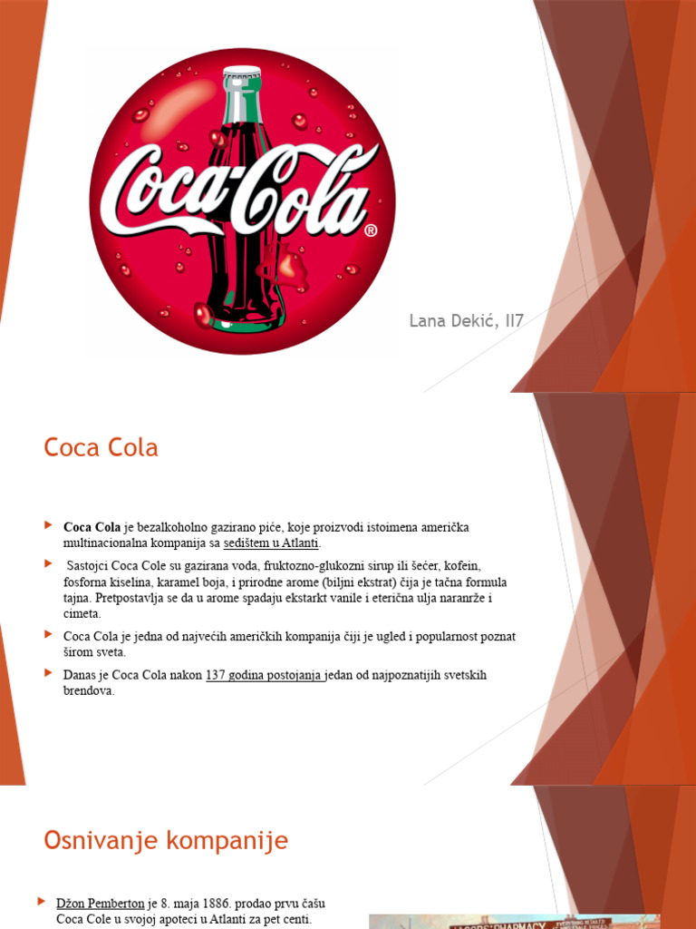 Coca Cola Pdf