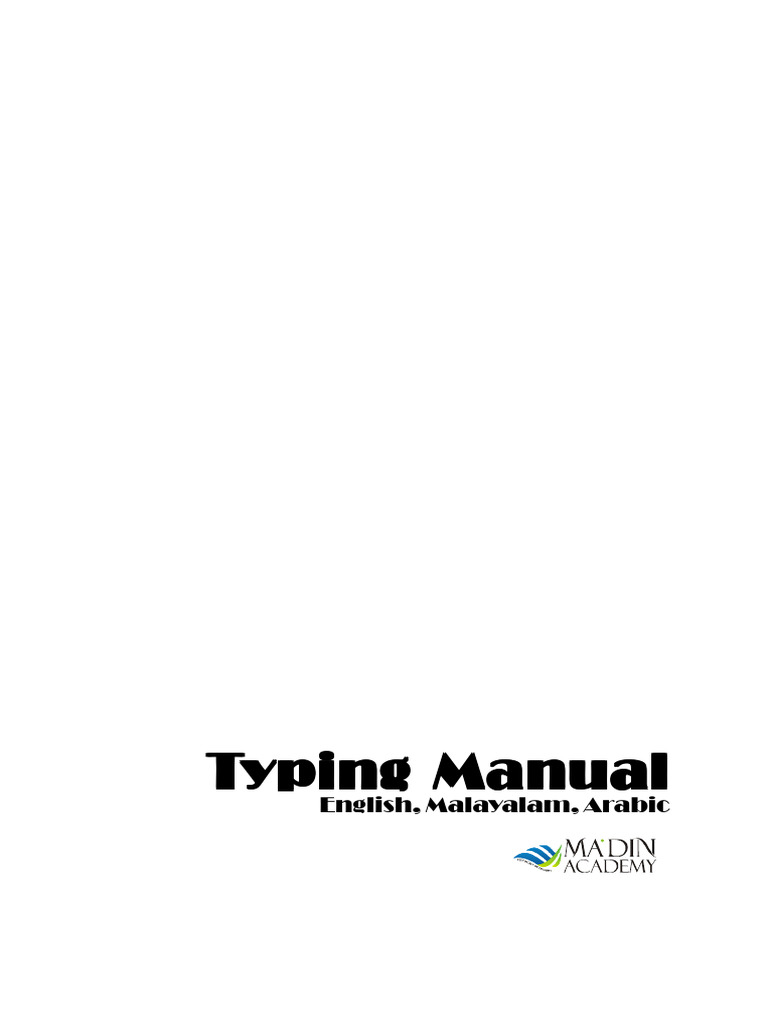 Typing Manual | PDF