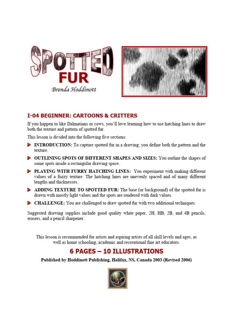 I04 - Spotted Fur | PDF | Drawing | Shape