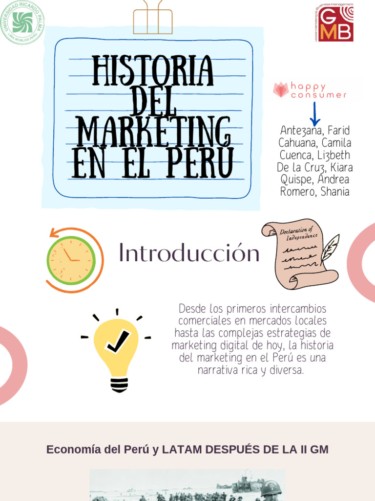 Historia Del Marketing en El Perú | PDF | Marketing | Perú