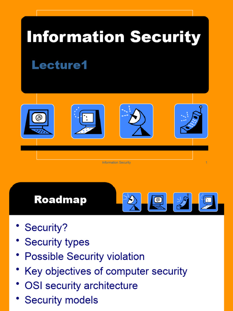 Lec 1 Is Pdf Information Security Security