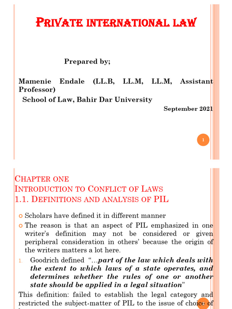 Understanding Private International Law | PDF | Jurisdiction | Choice Of Law