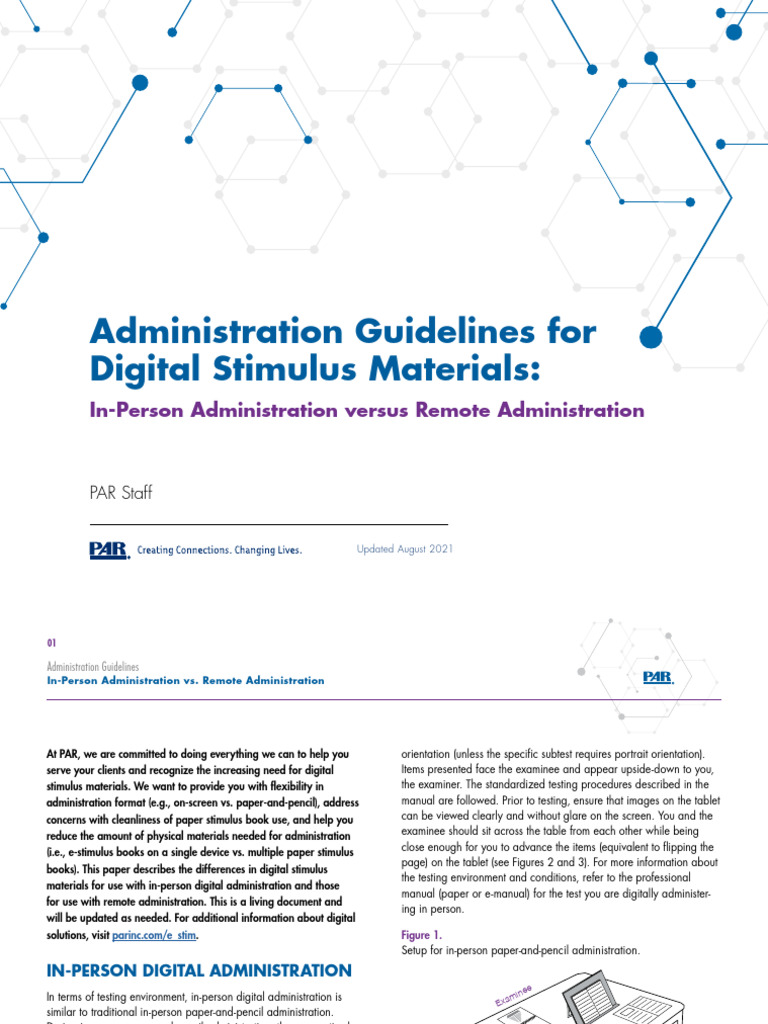 Digital Stimulus Materials White Paper | PDF | Books | Page Layout