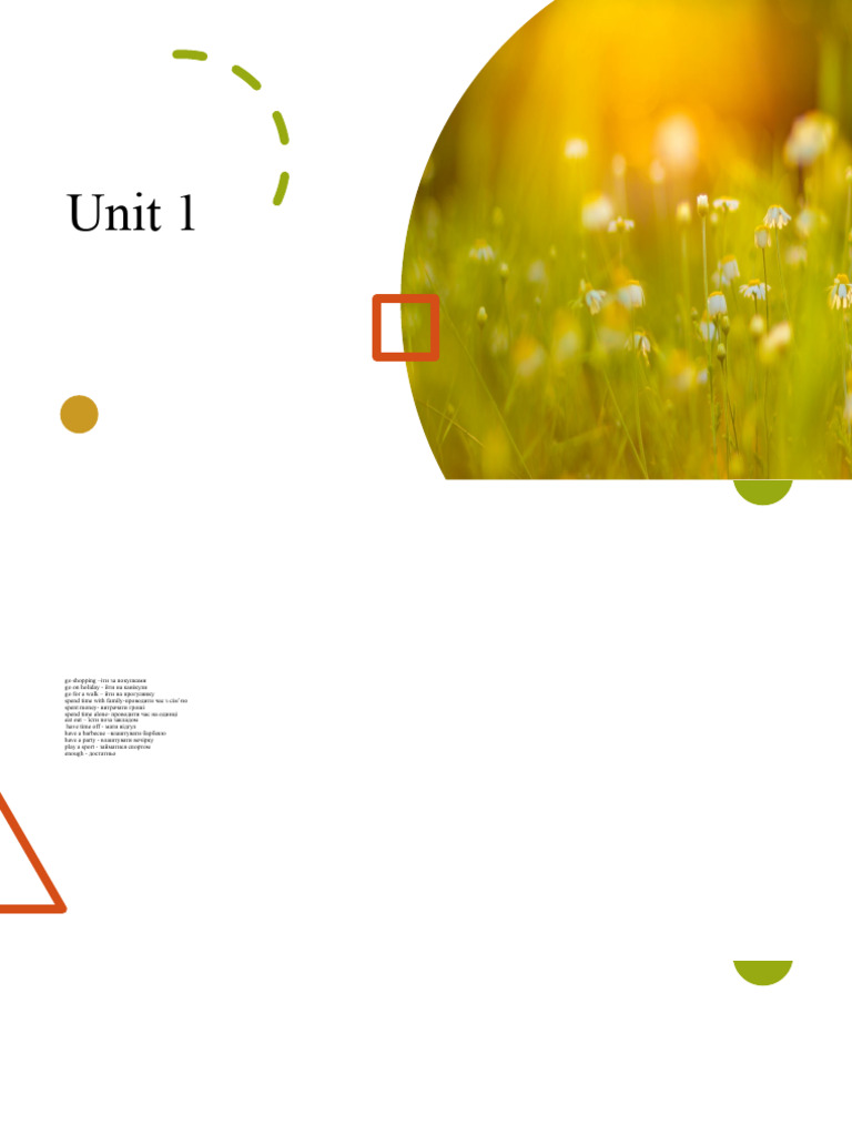 Unit 1, Lesson 1-2 | PDF