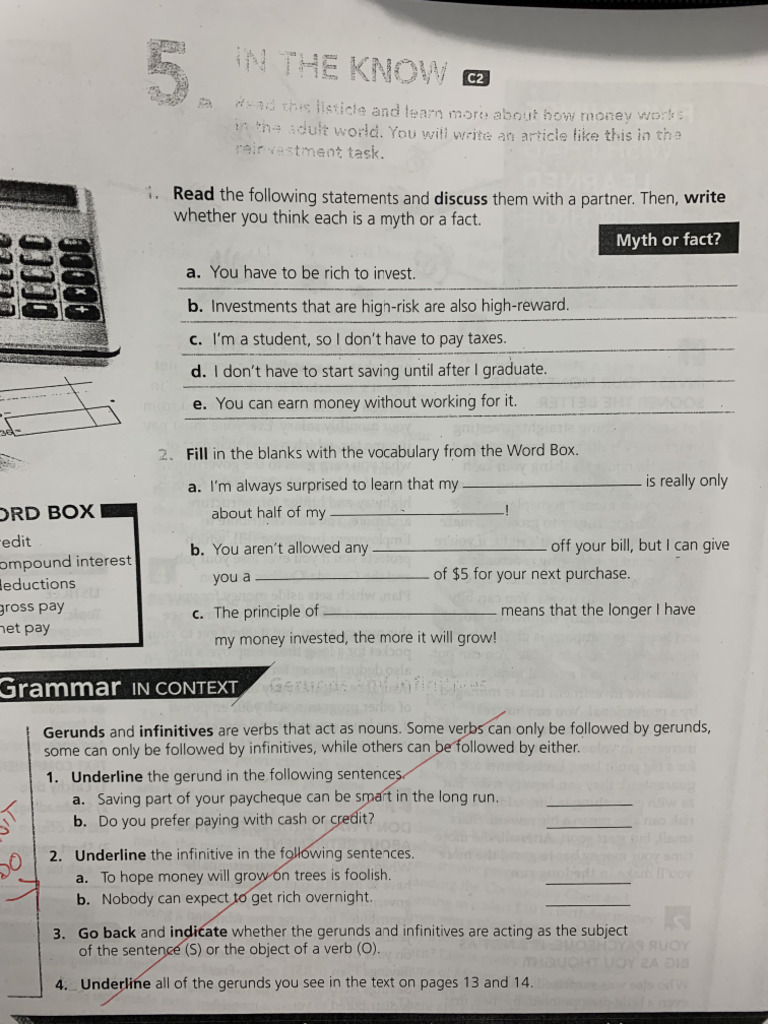 In The Know Reading Activity | PDF