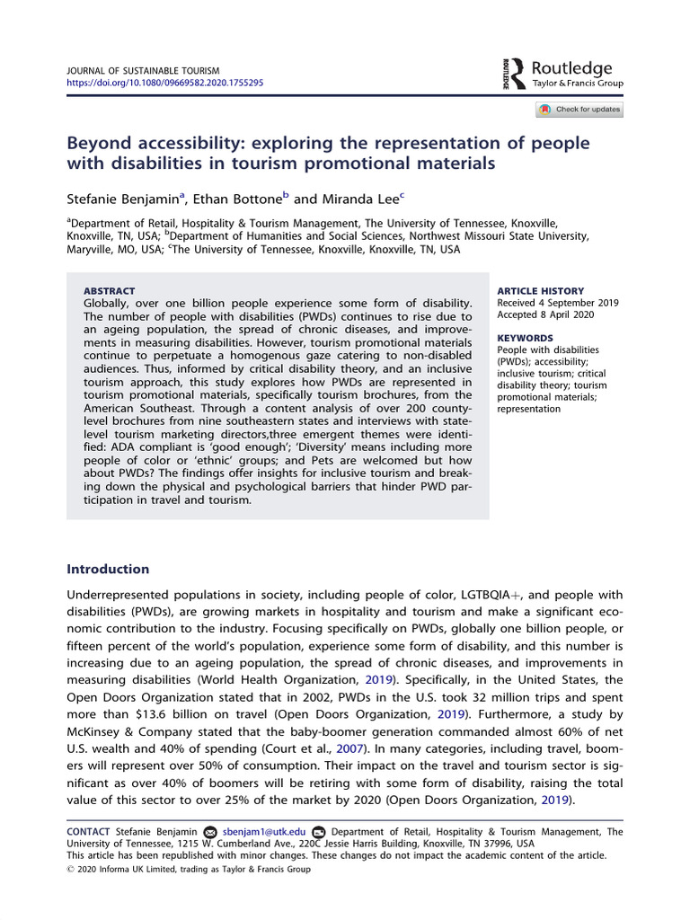 Beyond Accessibility Exploring The Repre | PDF