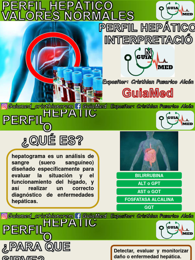 Perfil Hepatico | PDF | Hepatitis | Especialidades Medicas