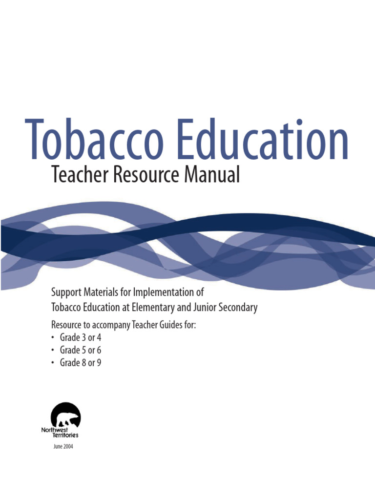 Tabaccoo Education - Teacher Manual | PDF | Tobacco Smoking | Addiction