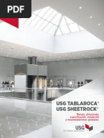 Manual Tecnico Usg Tablaroca Es | PDF | Sonido | Paneles de yeso
