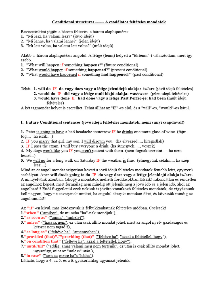 Conditional Rules 1 | PDF