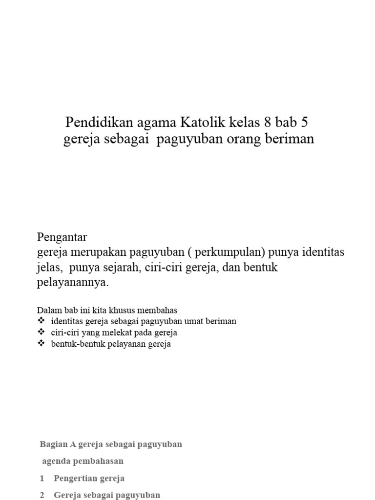 Kelas 8 Pak Bab 5 | PDF