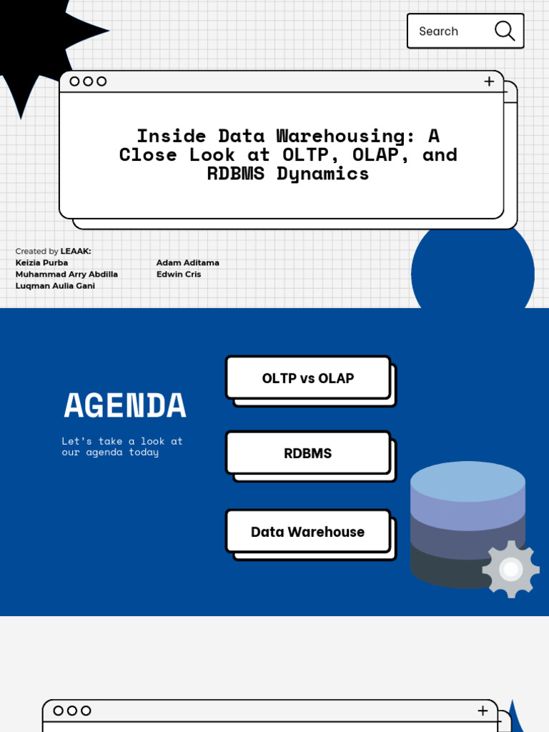 A Close Look at OLTP, OLAP, and RDBMS Dynamics | PDF | Data Warehouse | Relational Database
