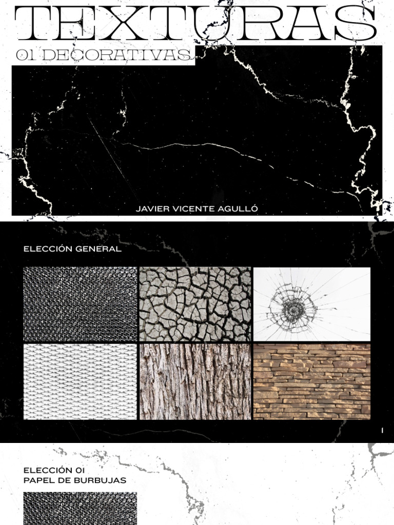 Texturas 01 Dec Javier Vicente | PDF