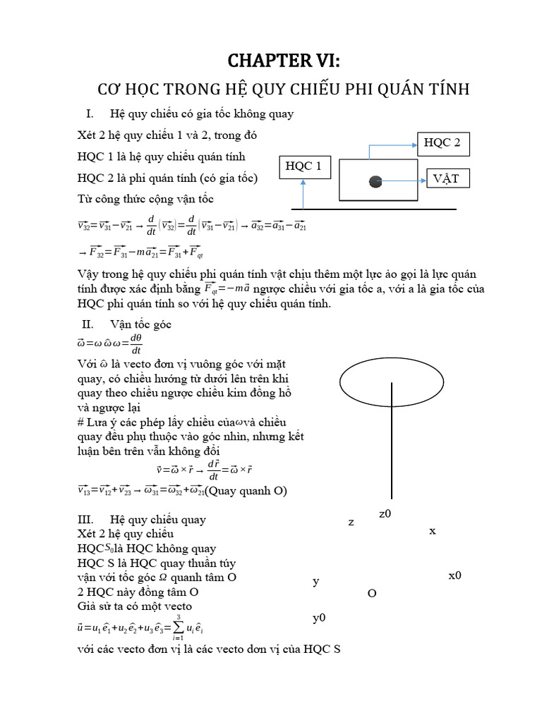 CHAPTER 6 (Hệ quy chiếu) | PDF