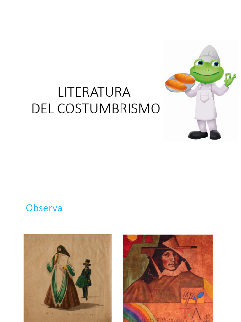 55 Literatura Del Costumbrismo | PDF