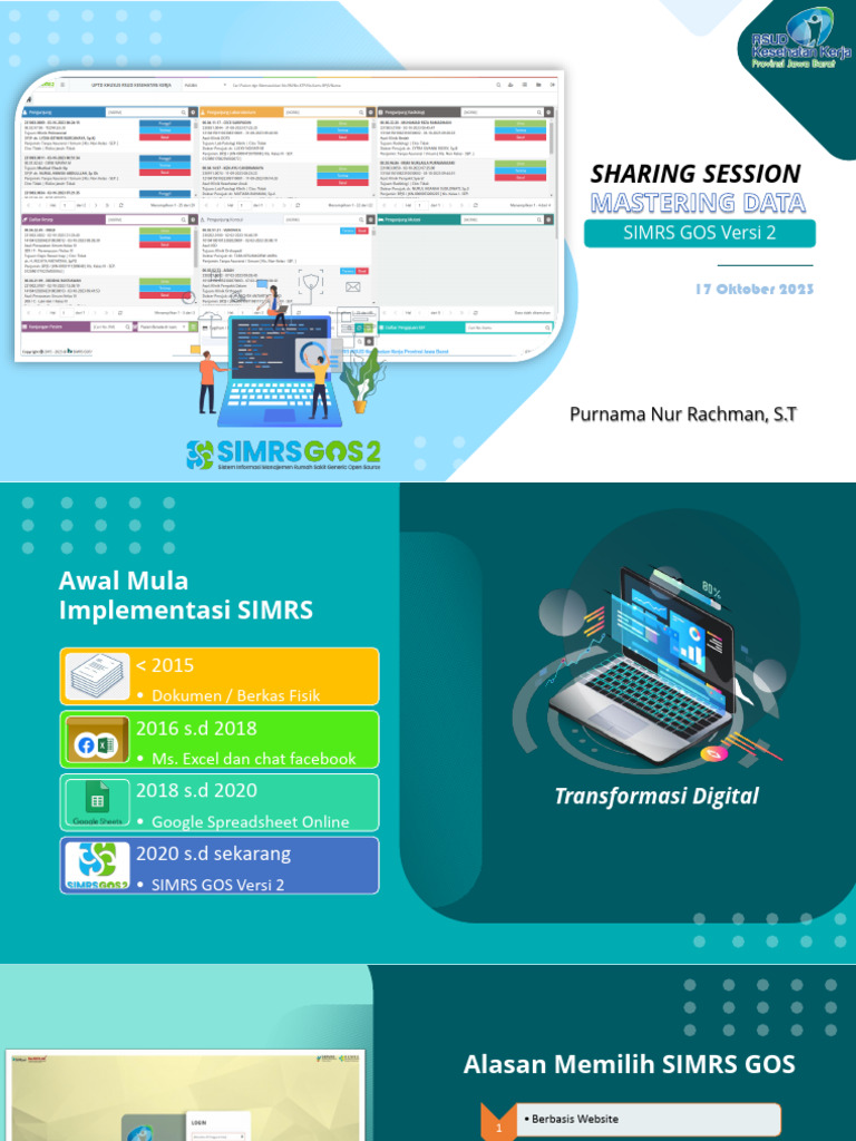 Mastering Data SIMRS GOS - Purnama | PDF