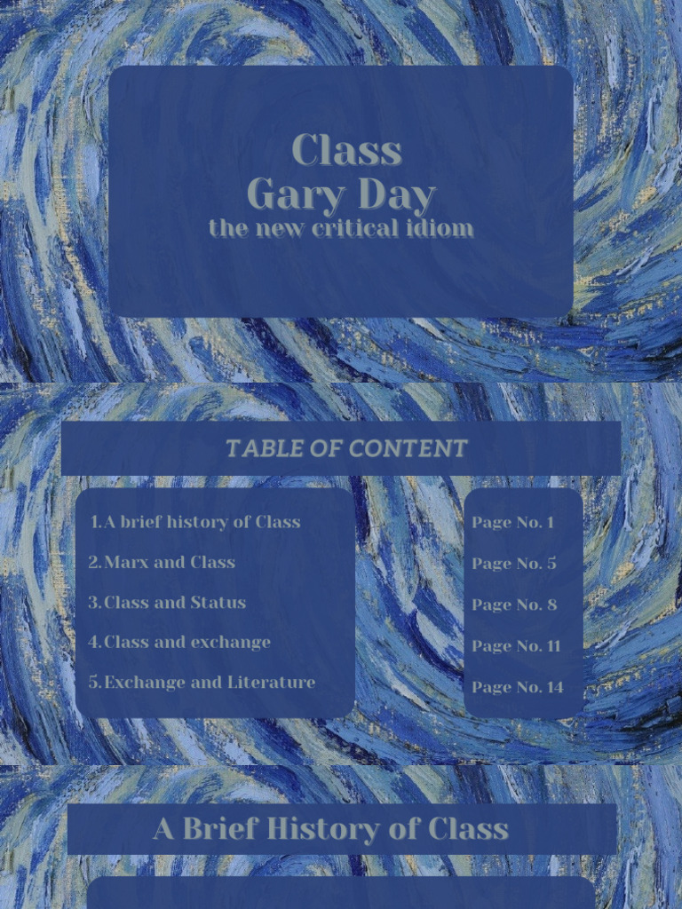 Class Gary Day | PDF | History