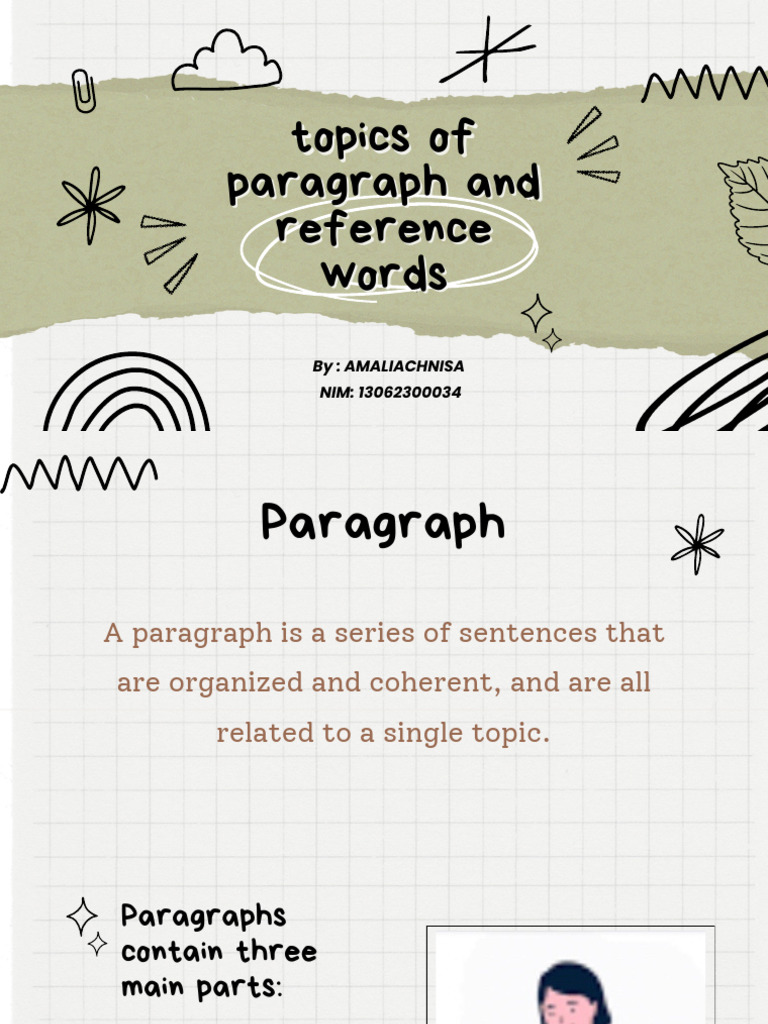 Topic of Paragraph & Reference Words | PDF
